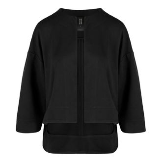Bomboogie Femme, Vestes, Noir, Taille: 40 FR Veste courte en jersey fluide