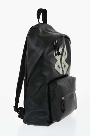 Balenciaga Hammered Leather Backpack TAPE With Front Pocket Balenciaga