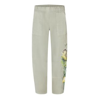 Cambio Ophelia Cropped Hosen - - Trousers - Damen - Gr&uuml;n - L