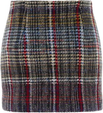 Missoni Plaid Wool Mini Skirt - Multicolor