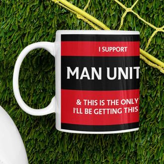 Generic Tasse mit Aufschrift Man United - Only Cup Ill be getting this year, 313 ml