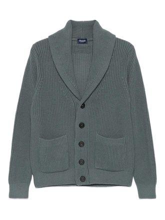 Drumohr cardigan à col châle - Vert