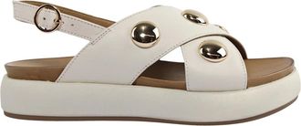 Inuovo Inuovo - Sandales plates A96049 - Femme - Chaussures - Blanc - Taille: 39 EU