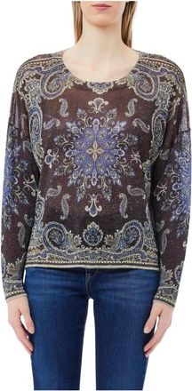 Liu Jo Femme, Pulls, Multicolore, Taille: 36 FR Pulls en Tricot Fermés