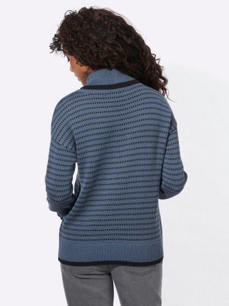 Witt Strickpullover Rollkragen-Pullover Langarm Strukturstrick
