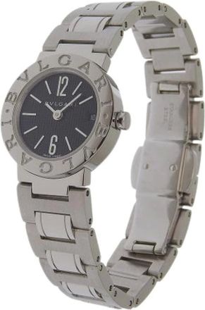 Bulgari Pre-owned Stainless Steel Quartz Bb23Ss - Femme - Pre-owned - Noir - Taille: ONE Size