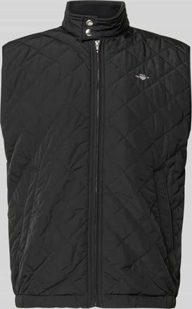 GANT Regular Fit Weste mit Stehkragen in Stepp-Optik