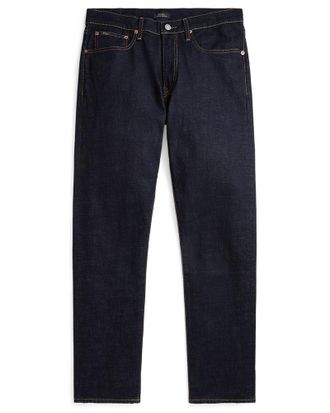 Ralph Lauren Raw Jeans Parkside Athletic Tapper mit Pony-Stickerei in