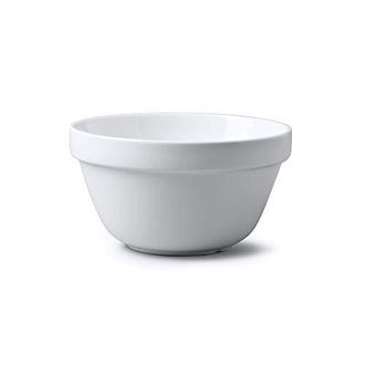 WM Bartleet & Sons 1750 Wm Bartleet & Sons Bassine &agrave; pudding traditionnelle en porcelaine Blanc 13 cm/375 ml