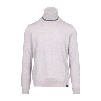 Fay Rollkragenpullover - - Knitwear - Herren - Grau - 2XL