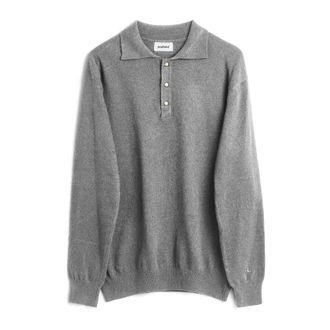 Soulland Marcel Polo-Pullover - - Knitwear - Herren - Grau - M/L
