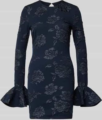 Rotate Slim Fit Minikleid mit R&uuml;schenbesatz