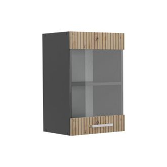 Vicco Meuble de cuisine haut vitr&eacute; R-Line, Ch&ecirc;ne Artisan, 40 cm, Vicco