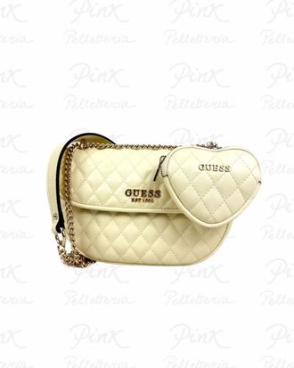 Guess Femme, Sacs, Jaune, Taille: ONE Size Atabey Covertible Xbody Flap
