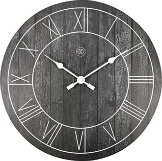 NeXtime N*XT Wanduhr nXt Paul Dia. 40cm Holz braun