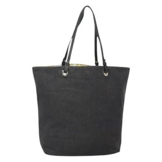 Ferragamo Pre-owned Canvas Schultertasche - - Pre-owned - Damen - Schwarzk - ONE SIZE