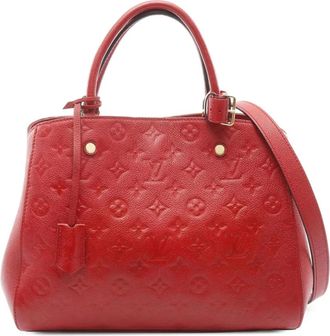 Louis Vuitton sac à bandoulière Montaigne BB (2015) - Rouge