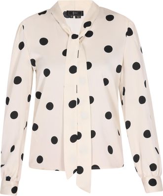 Faina Bluse Frauen wei&szlig;-schwarz