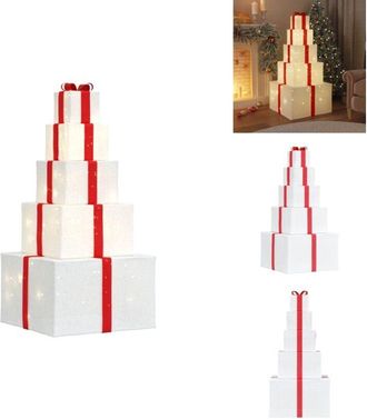 vidaXL Weihnachtsdekoration Geschenkbox 250 LEDs Warmweiß - Weihnachtsdekoration - Weihnachtsdekorationen - Outdoor Weihnachtsdekoration - Outdoor