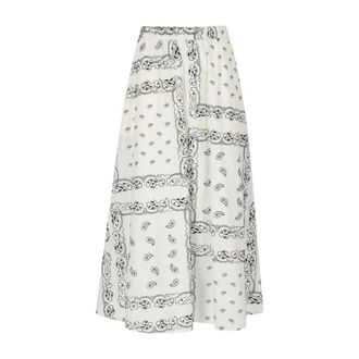 Max Mara Femme, Jupes, Blanc, Taille: 40 FR Caravan Skirt