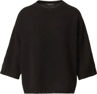 Fabiana Filippi pull ample à manches mi-longues - Noir