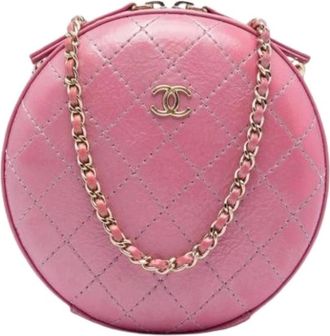 Chanel Sac bandouli&egrave;re matelass&eacute; Pre-owned - Femme - Pre-owned - Rose - Taille: ONE Size