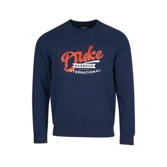 Barbour Homme, Sweatshirts et sweats à capuche, Bleu, Taille: XL SweaT-shirt inspiré de moto Navy