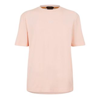 HUGO BOSS Tchup T-Shirt f&uuml;r Herren, &Uuml;bergro&szlig; (Pink)