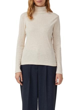 s.Oliver Longsleeve im Slim Fit mit Rollkragen