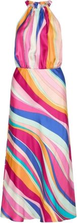 Marella Femme, Robes, Multicolore, Taille: 38 FR Quiete Silk Twill Dress