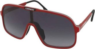 Carrera unisex, Accessoires, Rouge, Taille: ONE Size Lunettes de soleil &agrave; verre monobloc