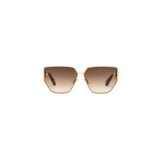 Roberto Cavalli Femme, Accessoires, Brun, Taille: ONE Size Mirror Snake Lunettes de soleil