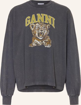 Ganni Longsleeve schwarz