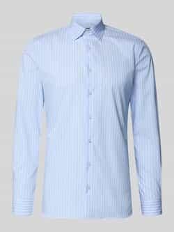 Olymp No. 6 Super Slim Fit Business-Hemd mit Kentkragen