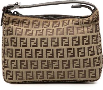 Fendi Crossbody Bags - Zucchino Canvas Handbag - Gr. unisize - in Braun - f&uuml;r Damen