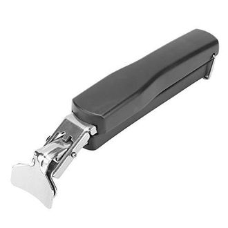 Generic FLEXMAN Pince à Plaque Chaude, Pince à Pince à Plat en Acier Inoxydable Multifonctionnel, Pince à Pan Antidérapante Portable, Pinces à Barbecue de Cui