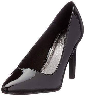Marco Tozzi Pumps 2-22415-41, Chaussures d&eacute;collet&eacute; Femme, Black Patent, 37 EU, Black Patent, 37 EU