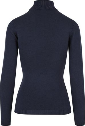 Urban Classics Sweatshirt Urban Classics Damen Ladies Knitted Turtleneck Sweater (1-tlg)