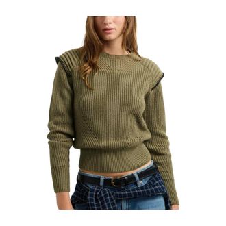 Pepe Jeans London Rundhals-Strickpullover - - Knitwear - Damen - Gr&uuml;n - M