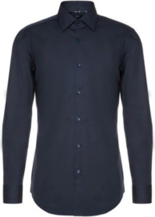 HUGO BOSS Homme, Chemises, Bleu, Taille: 4XL Chemise Business &agrave; Manches Longues Bleue