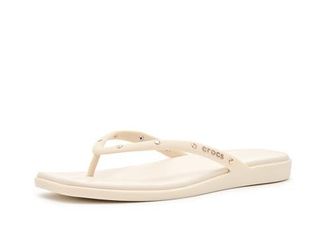 Crocs Tongs Miami pour femme, Teinte amande, 38-39 EU