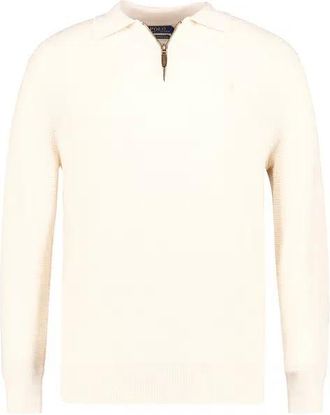 Polo Ralph Lauren Herren Troyer beige Wolle unifarben