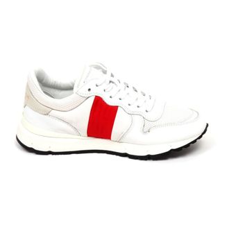 Woolrich Femme, Chaussures, Blanc, Taille: 39 EU Blanc Planes Rouge Chaussure Modèle
