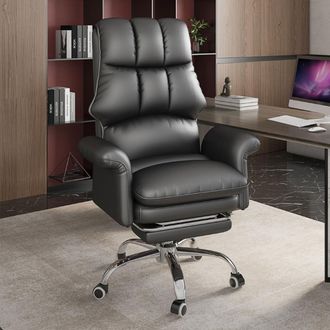 Generic B&uuml;rostuhl, Gaming-Stuhl, Hochlehner f&uuml;rs Wohnzimmer, Drehstuhl mit Rollen, ergonomischer Aufstehsessel mit Lendenwirbelst&uuml;tze