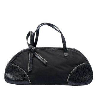 Dior Sac &agrave; main en nylon Pre-owned - Femme - Pre-owned - Noir - Taille: ONE Size
