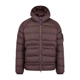 Aquascutum Veil-N Kapuzen-Pufferjacke - - Jackets - Herren - Braun - M