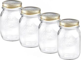 Bormioli Rocco Quattro Stagioni Lot de 4 bocaux 0,50l