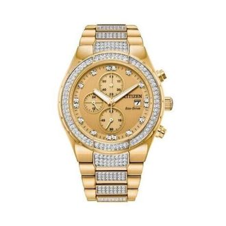 Citizen Citizen, Homme, Accessoires, Jaune, Taille: ONE Size Montre habill&eacute;e en acier inoxydable