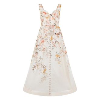 Zimmermann Femme, Robes, Multicolore, Taille: 36 FR Luna Buttoned Picnic Dress