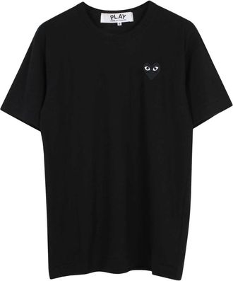 Comme Des Gar&ccedil;ons Homme, Tops, Noir, Taille: S Black Heart T-Shirt
